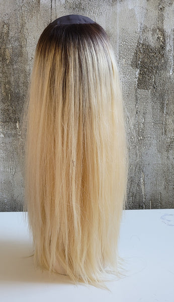 100% EUROPEAN PROCESSED HUMAN HAIR BLOND HEAD FALL 23'' - Yaffa Wigs
